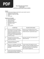 Glucometer Competency Checklist | PDF