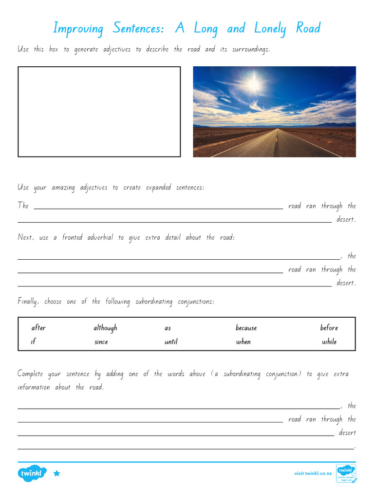 Edit and Improve Sentences Activity Sheets - Lower Ability | PDF ...