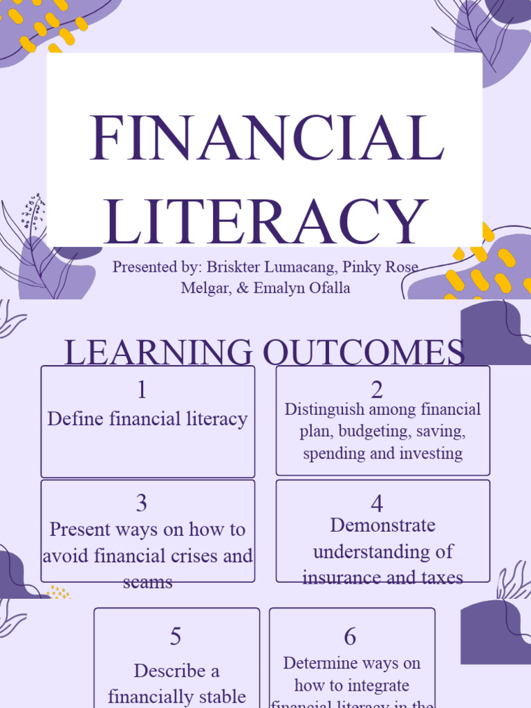 Financial Literacy Pck6 Report | PDF | Life Insurance | Insurance