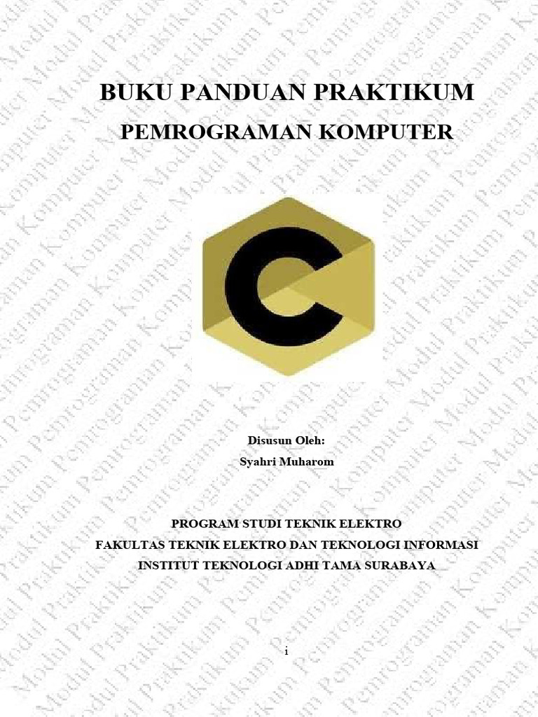 Buku Panduan Praktikum Pemrograman Komputer | PDF | Teknologi & Rekayasa
