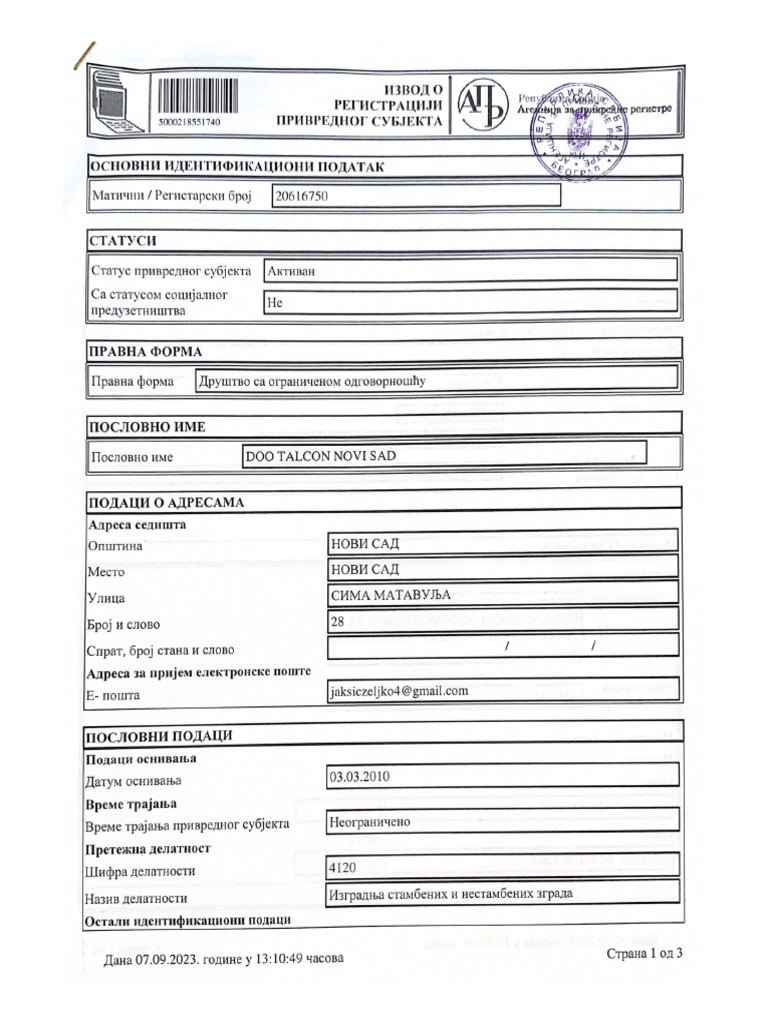 Company Registration | PDF