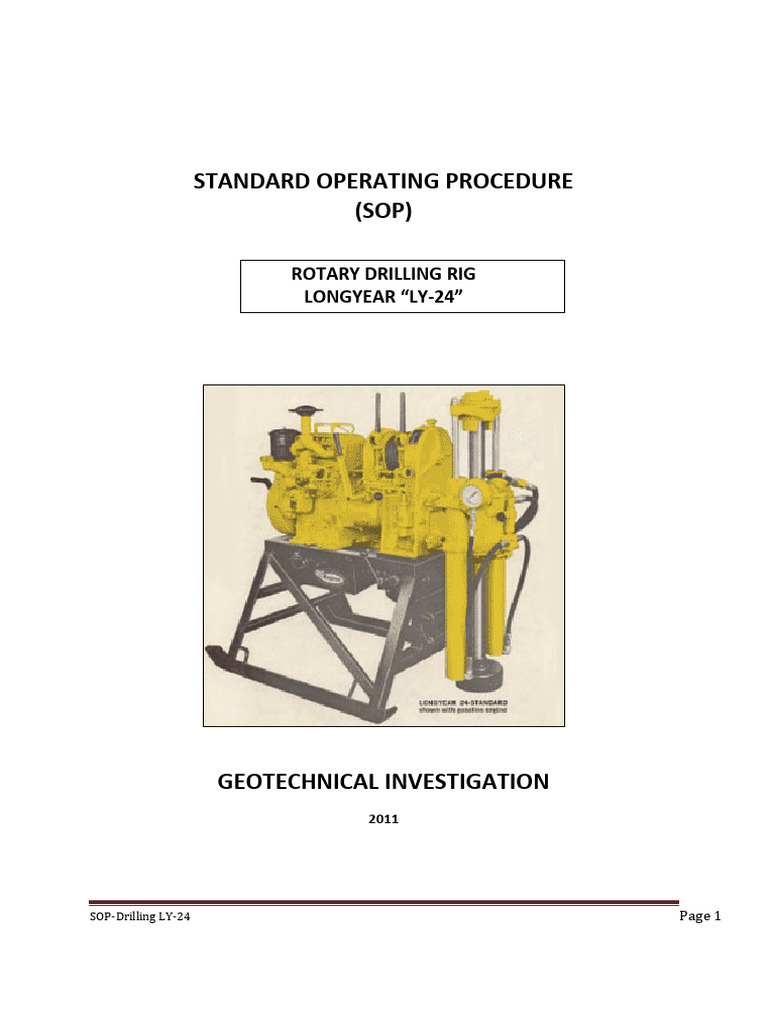 SOP Drilling - LY-24-Ind | PDF