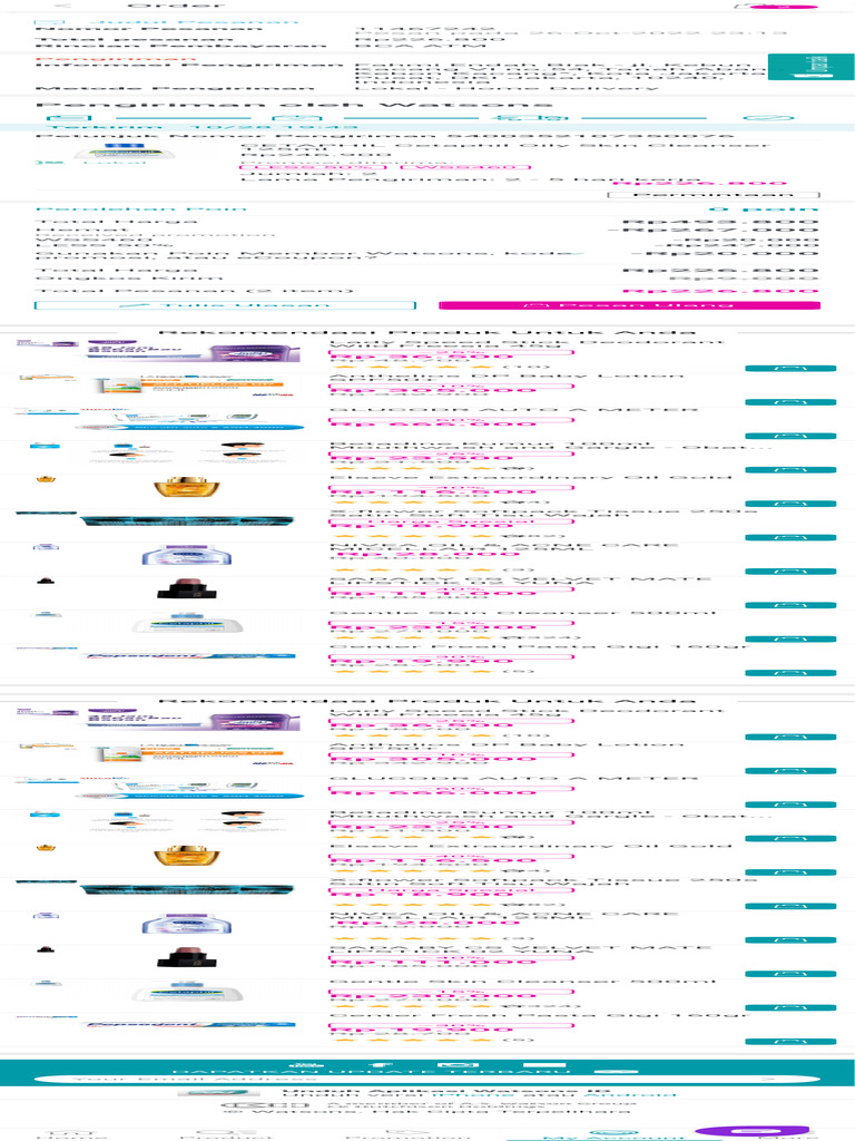 Watsons ID App Download & Order Details | PDF | Skin | Toiletry