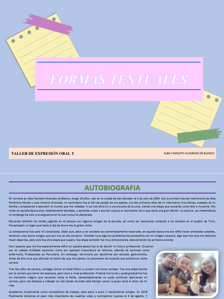 Formas Textuales | PDF