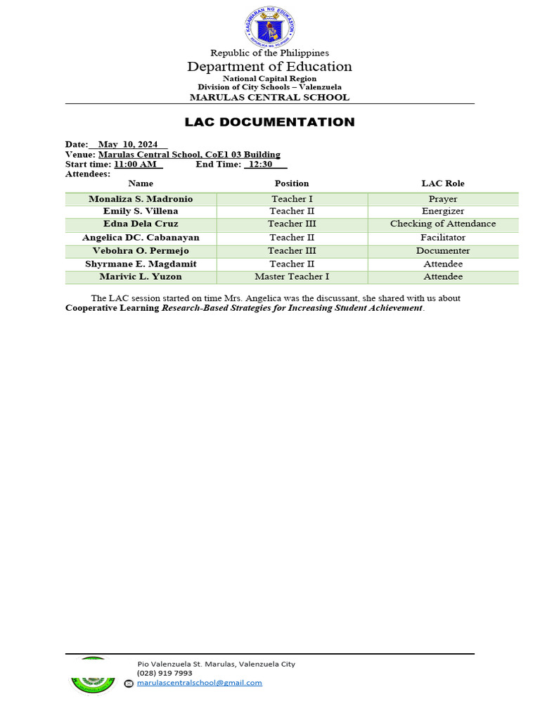 Lac Documentation | PDF