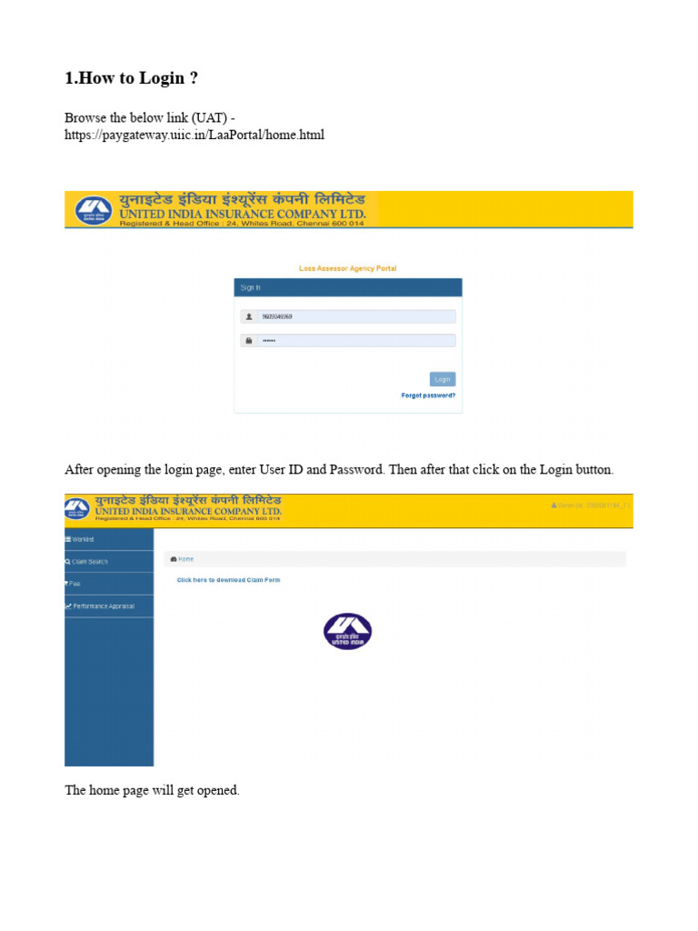 User Manual LAA or Surveyor Portal | PDF | Password | Login