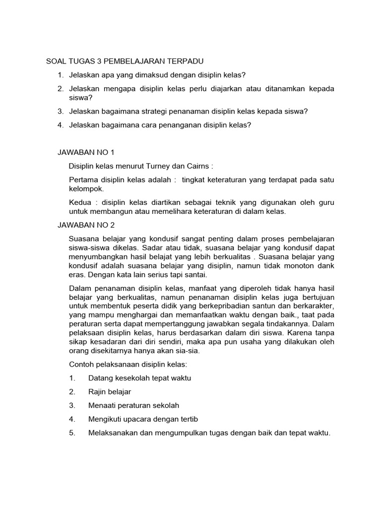 Tugas 3 Strategi Pembelajaran | PDF