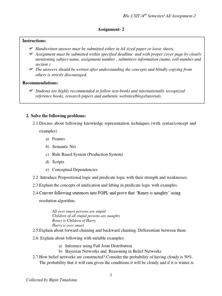 Assignment2 Deadline2080 Magh 19 | PDF | Machine Learning | Cognition