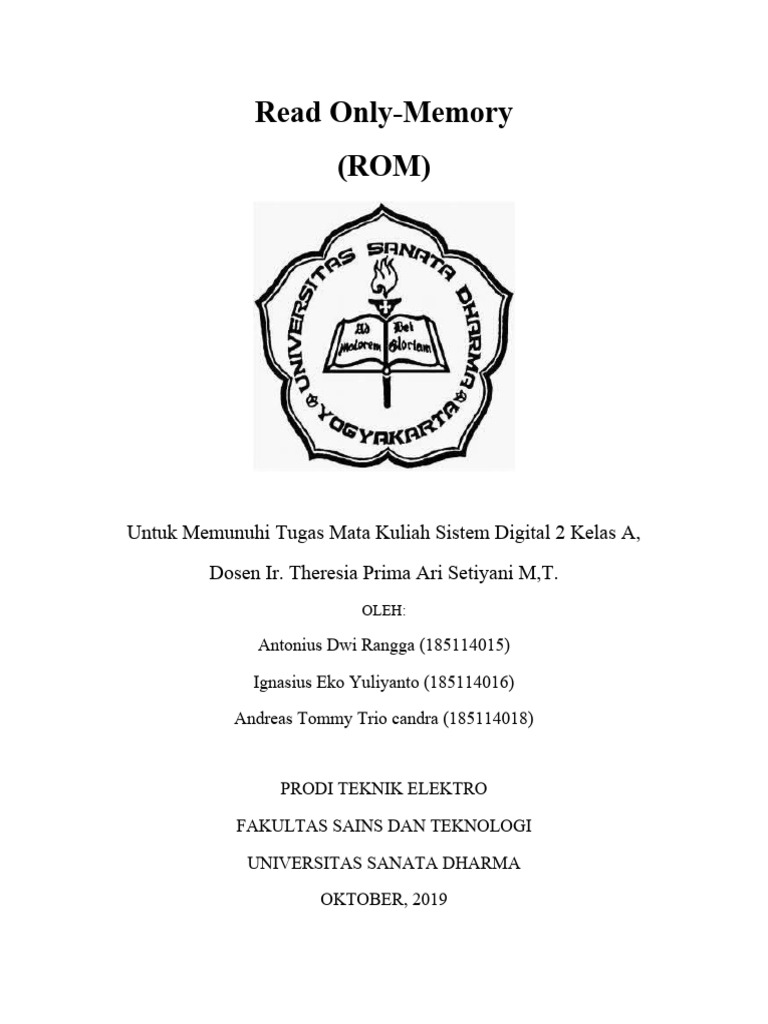 Pengertian dan Fungsi Read-Only Memory | PDF | Komputer | Teknologi ...