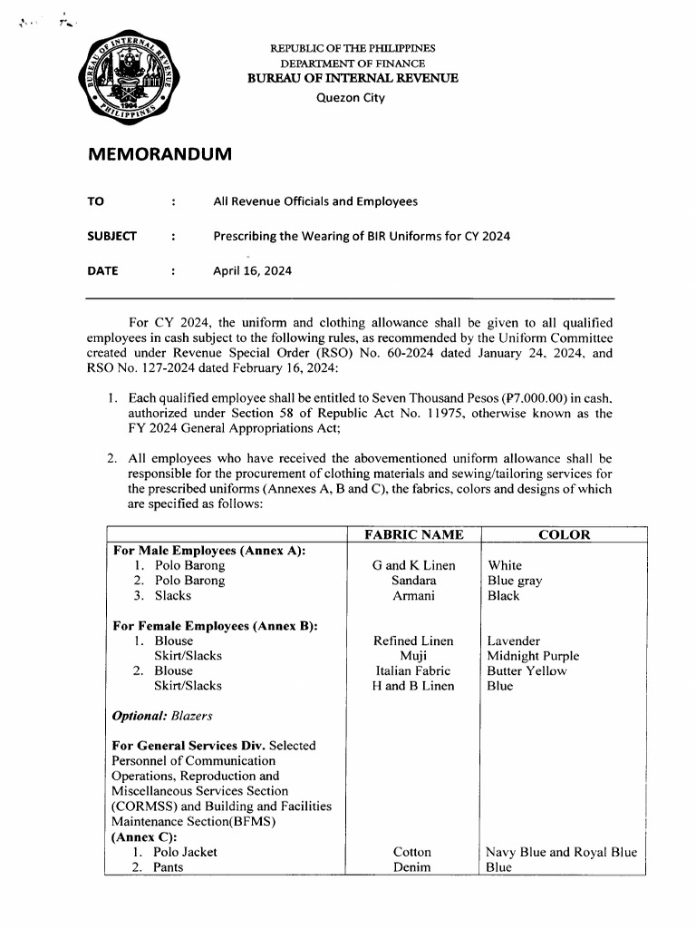 Memo 2 | PDF