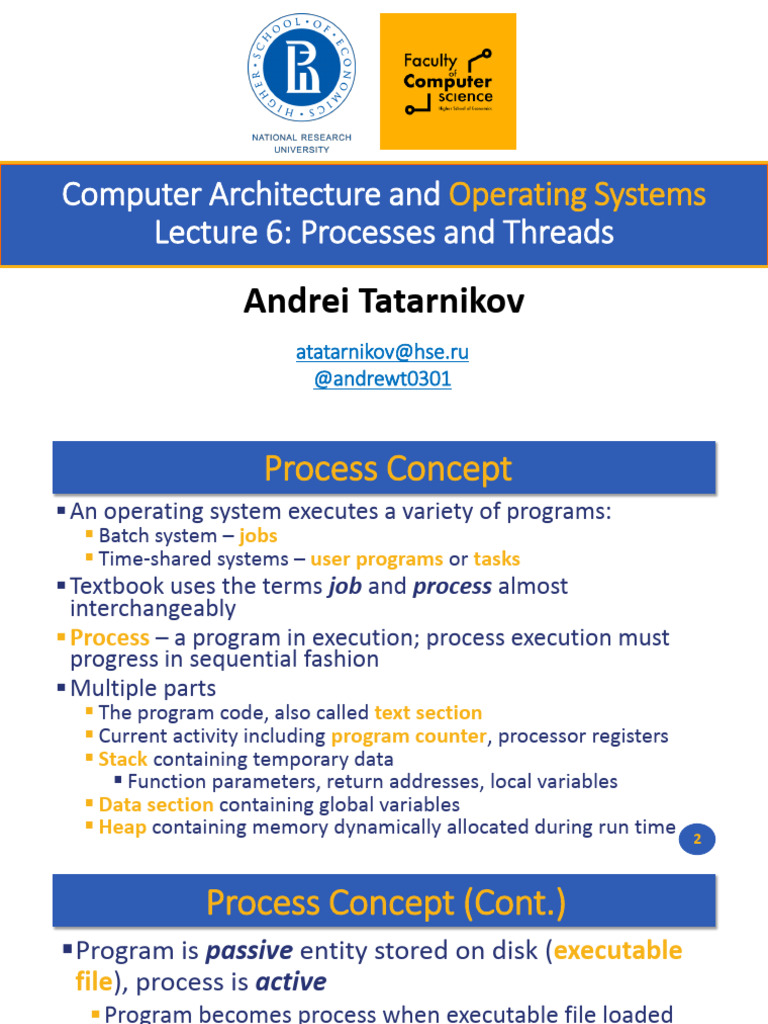OS Lecture 06 | PDF | Process (Computing) | Scheduling (Computing)