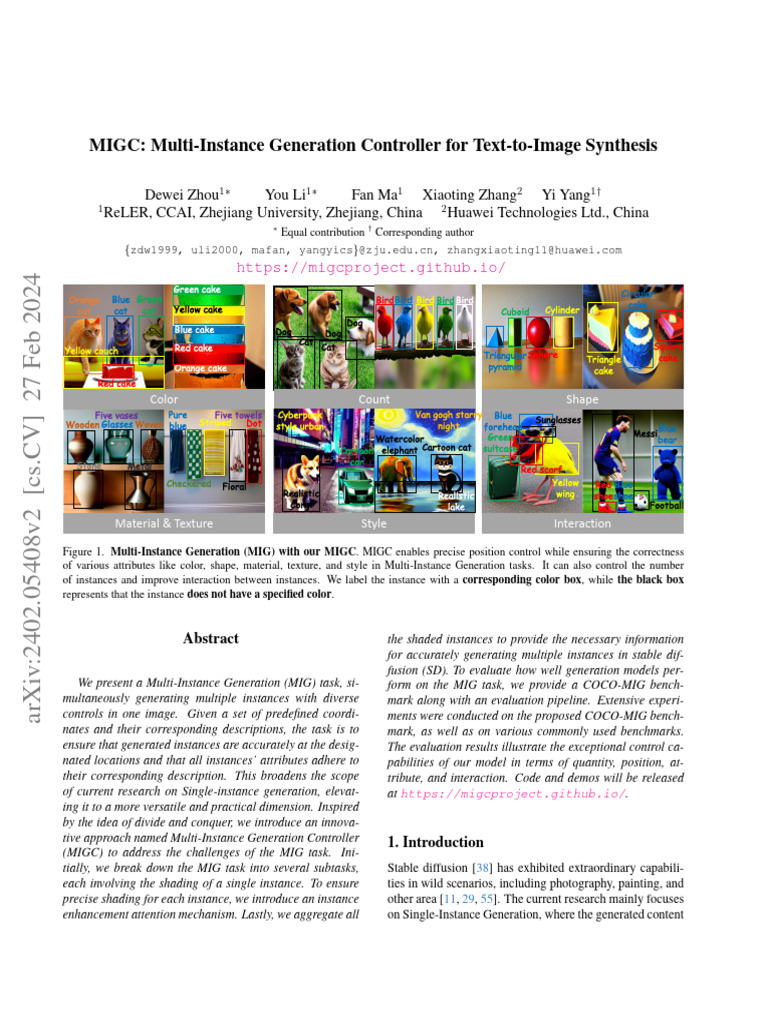 MIGC - Multi-Instance Generation Controller For Text-To-Image Synthesis ... MIGC - Multi-Instance Generation Controller For Text-To-Image Synthesis ...