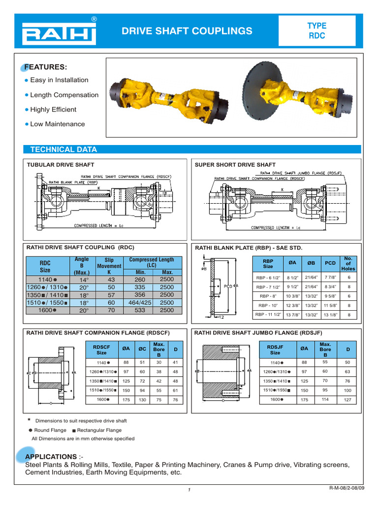 Latest - Cardan Shaft Couplings | Download Free PDF | Mechanical ...