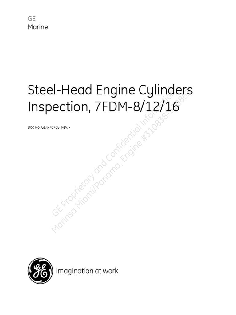 Steel-Head Engine Cylinders Inspection | PDF | Piston | Valve