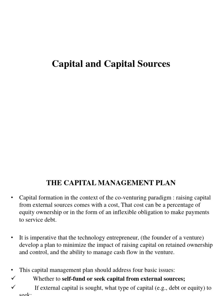 TET Capital Sourcing 3 110 15 | PDF | Venture Capital | Corporate Finance