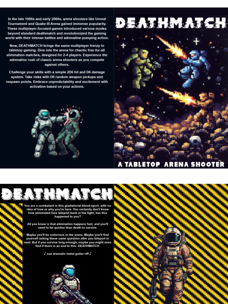 DEATHMATCH: Tabletop Arena Shooter Rules | PDF | Flight
