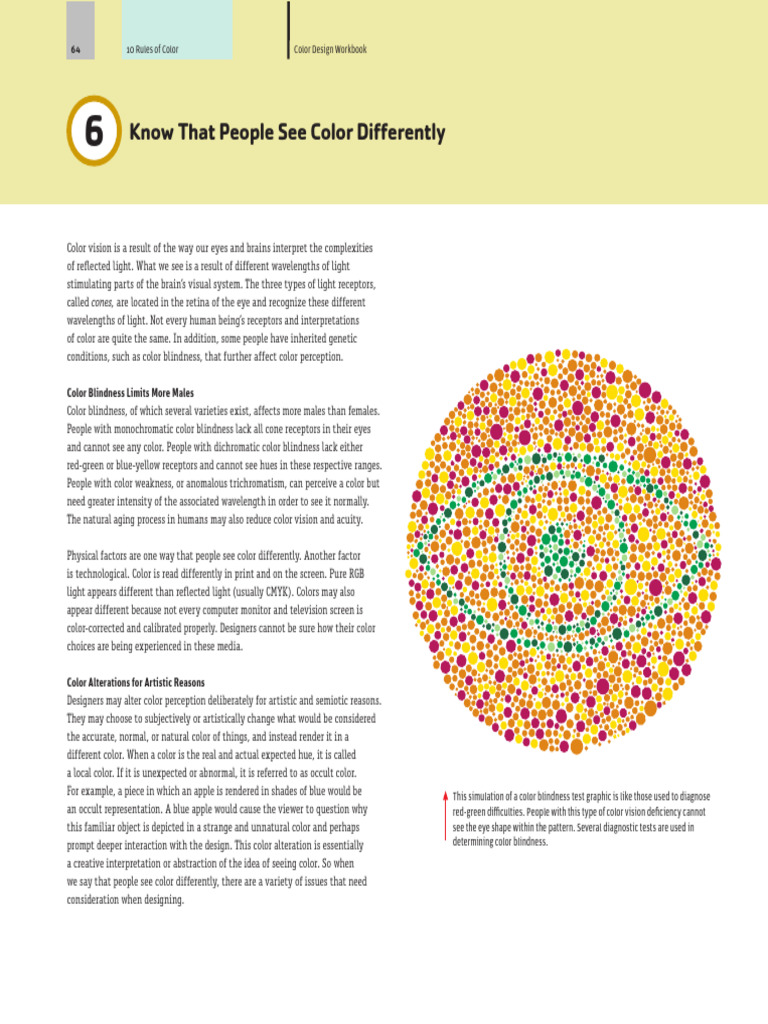 People See Color Differently | Download Free PDF | Color | Visual System