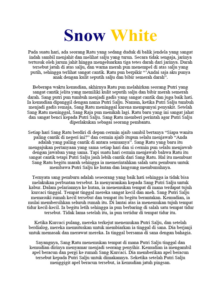 Snow White | PDF
