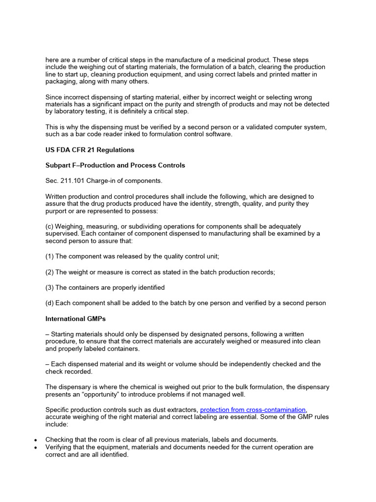 Dispensing Sop | Download Free PDF | Calibration | Weighing Scale
