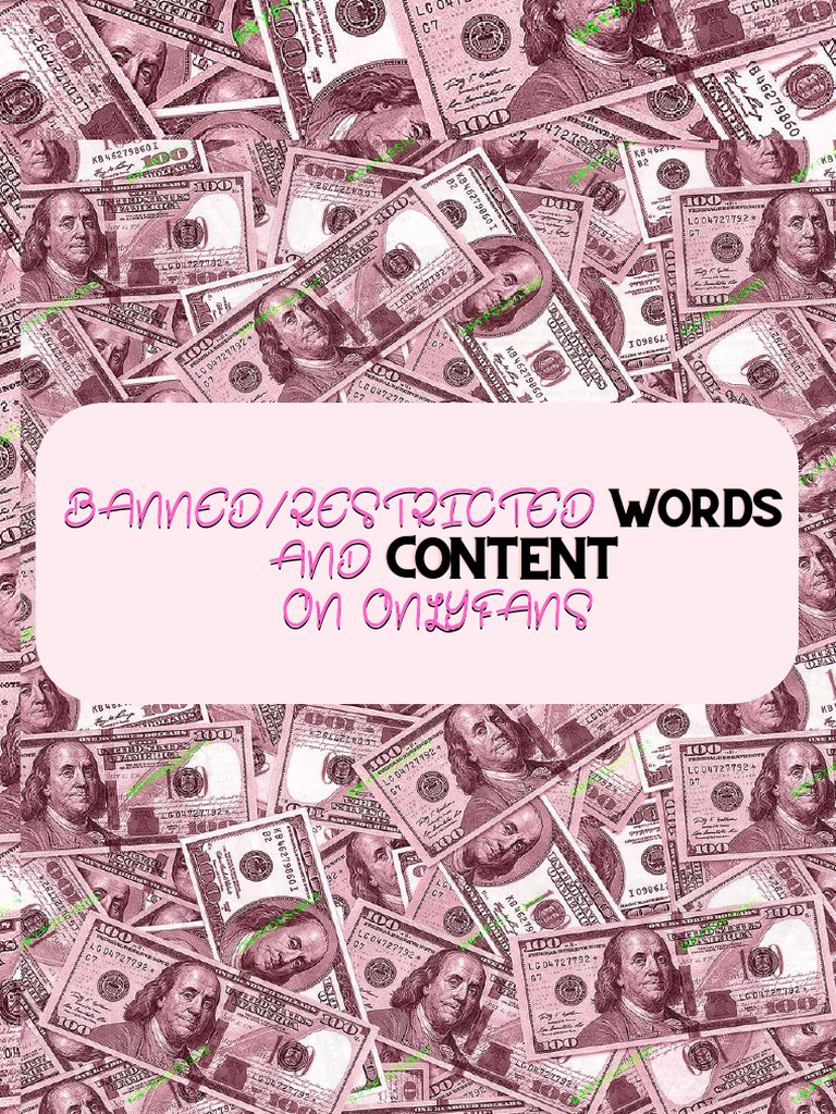 completeBannedwordsonlyfans | PDF | Rape | Consent