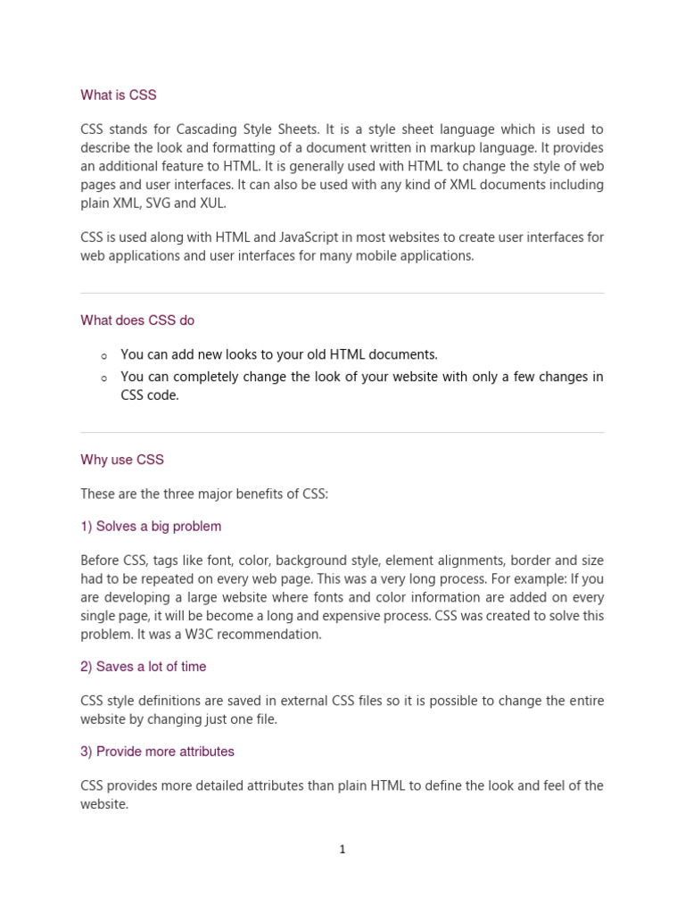 Web Tech (Third Unit) | Download Free PDF | Html | Html Element