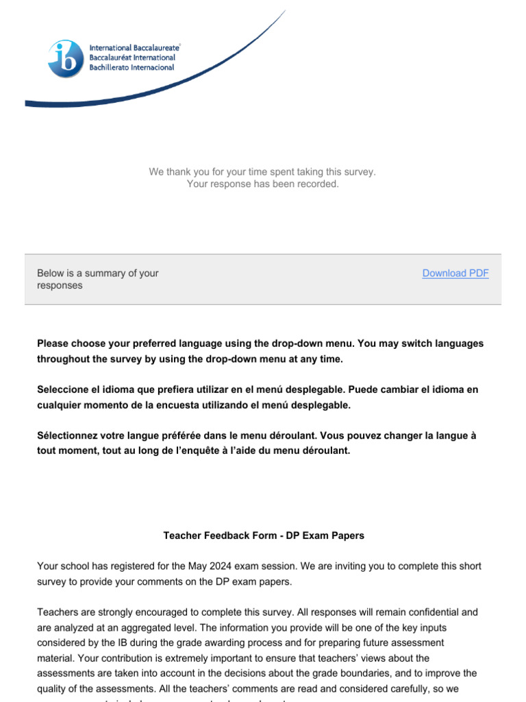 Response Summary | PDF | Human Communication