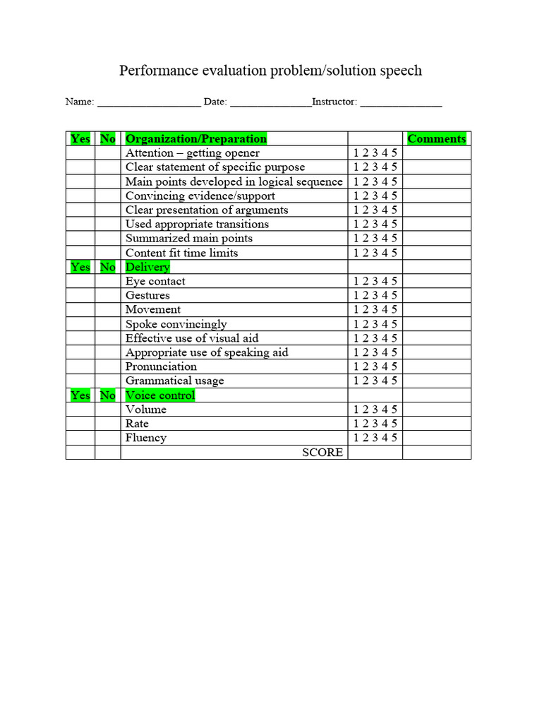 Performance Evaluation Problem | PDF