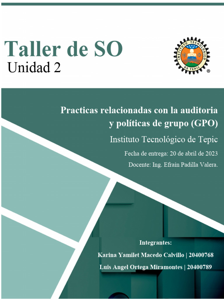 EQUIPO5UNIDAD2PRACTICA3 | PDF | Servidor (Computación) | Windows 7