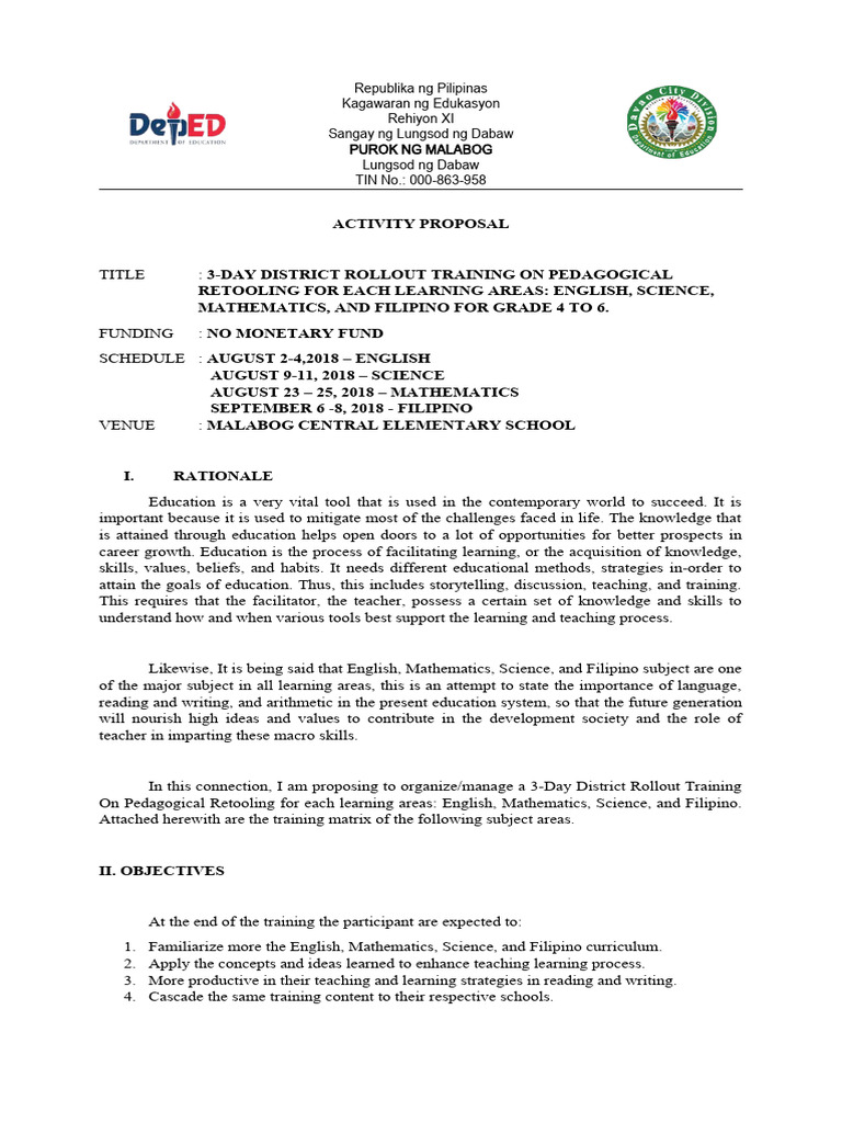 Primals Proposal Pdf Teachers Pedagogy