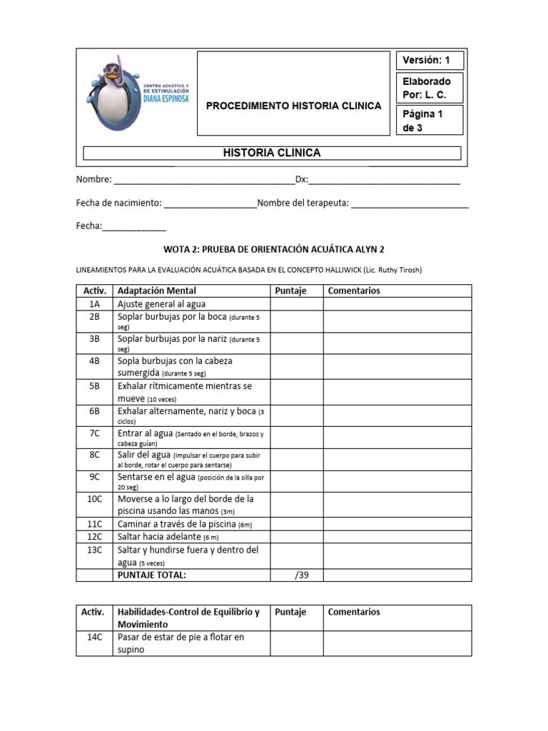 WOTA 2 | PDF | Carreras | Nadando