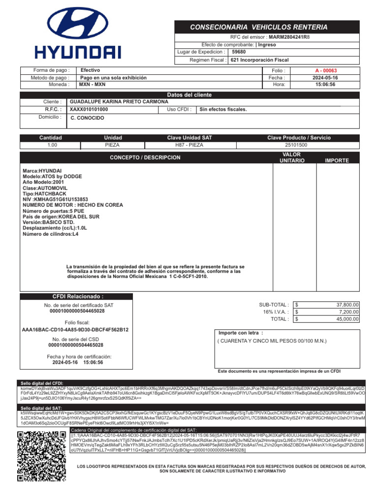 Refa Hyuundai | PDF | Vehículos | Vehículos terrestres