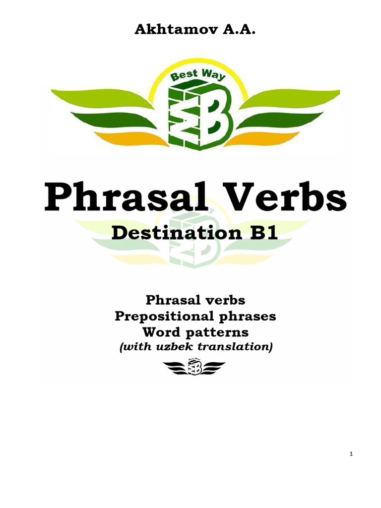 Destination B1 Phrases and Words Patterns | Download Free PDF ...