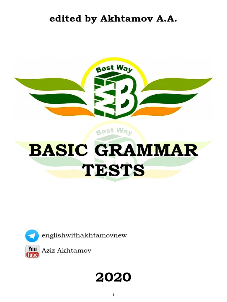 2000 Basic Grammar Tests | PDF | Online And Offline