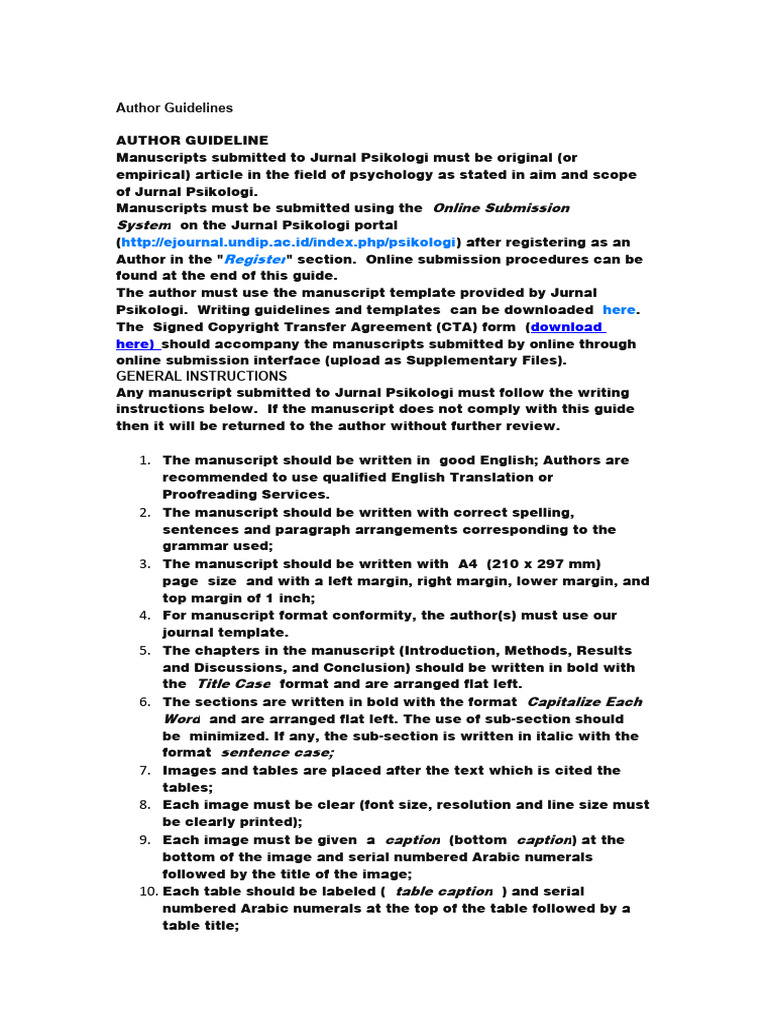 Author Guidelines | PDF | Microsoft Word | Computing