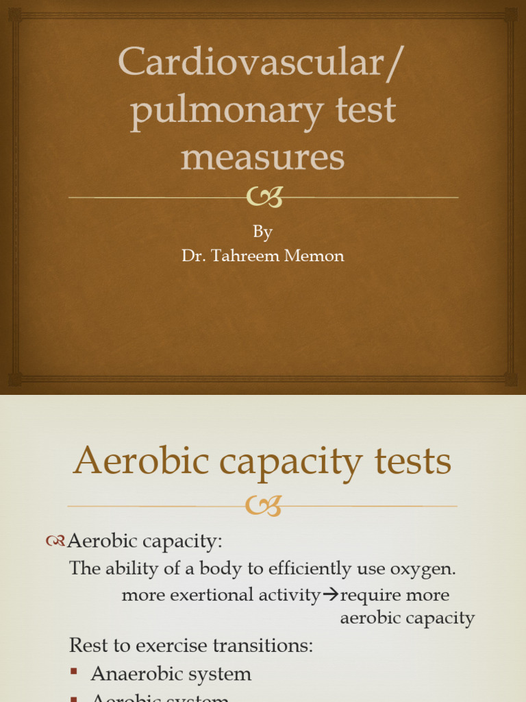 Aerobic Capacity Test | PDF | Aerobic Exercise | Physical Fitness