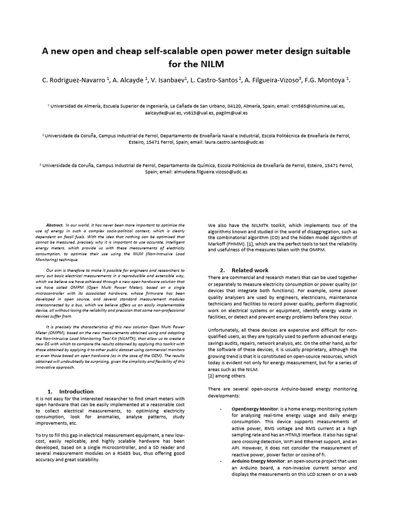 Open Mullti Power Meter | PDF | Microcontroller | Power Supply