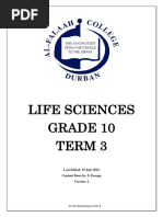 Life Sciences Grade 10 Revision Material Terms 3 and 4 - 2024 | PDF ...