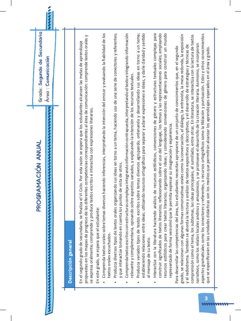 Programa Segundo Grado | PDF | Radiodifusión | Narración