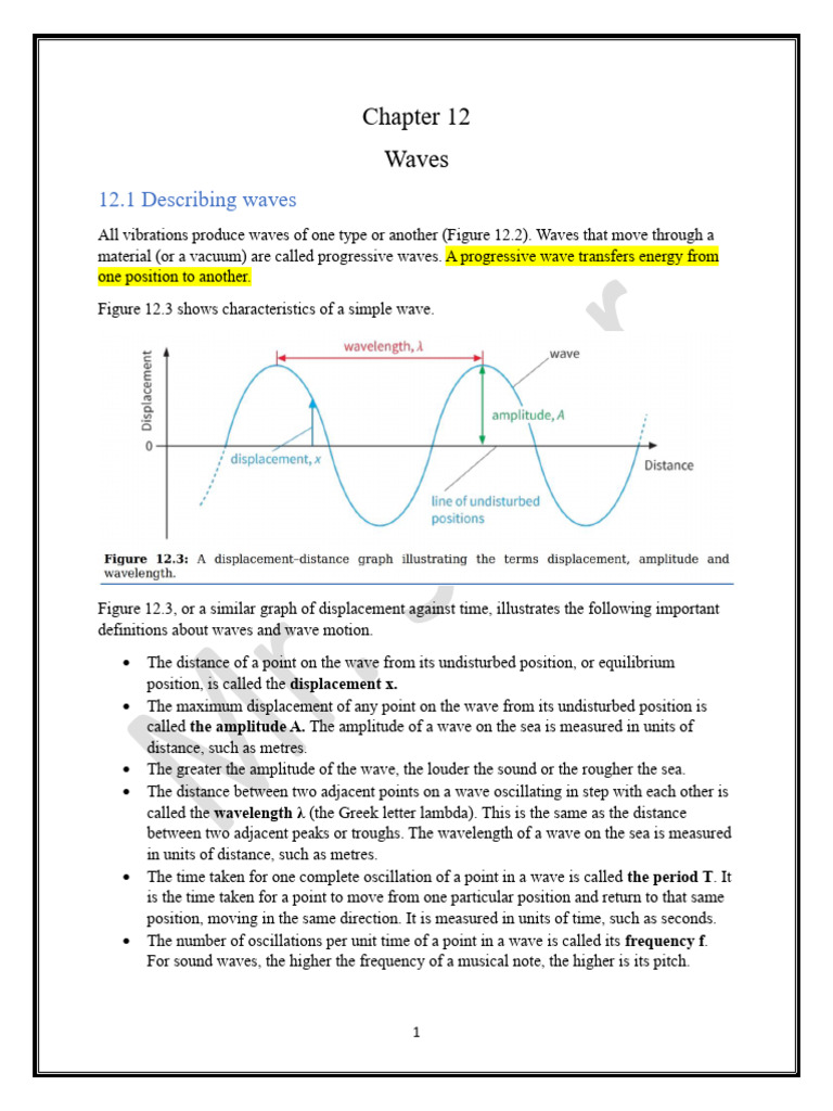12 Waves | PDF | Waves | Electromagnetic Radiation