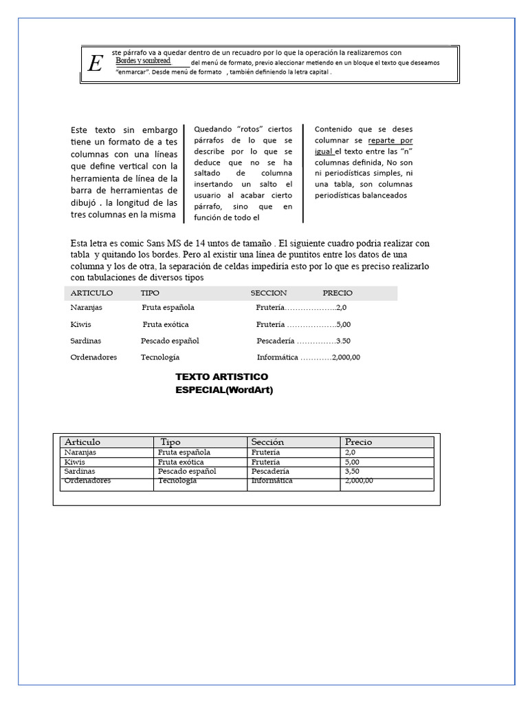 Ficha | PDF | Informática