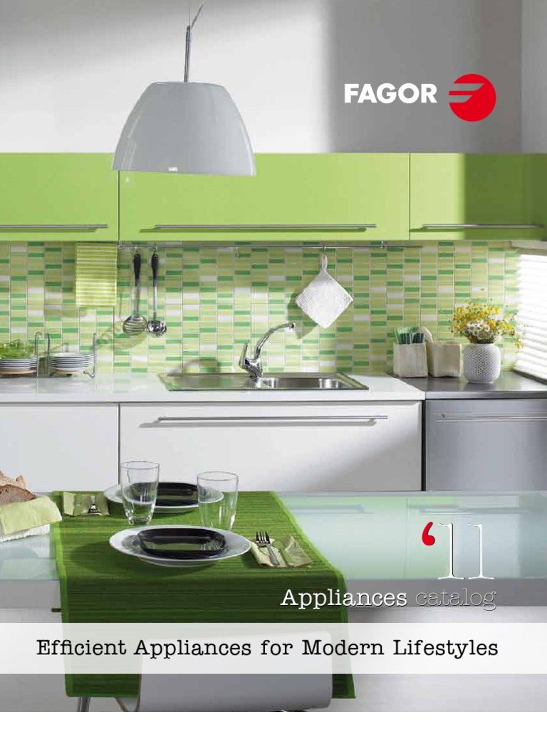 Fagor Appliances Catalog 2011 | PDF | Refrigerator | Dishwasher