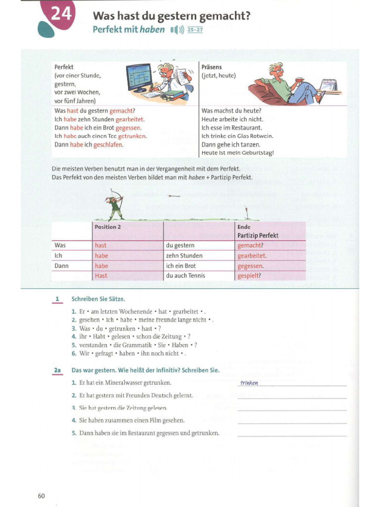 Perfekt Mit Sein Oder Haben | PDF