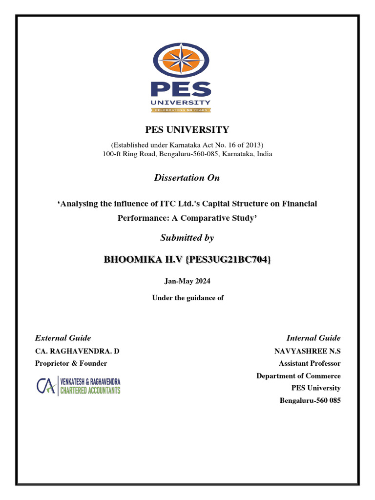 Final Report - Merged | PDF | Capital Structure | Financial Capital