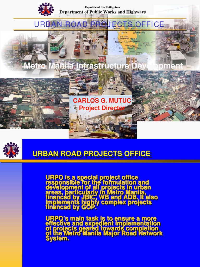 Metro Manila Urban Road Projects Overview | PDF | Metro Manila | Road ...