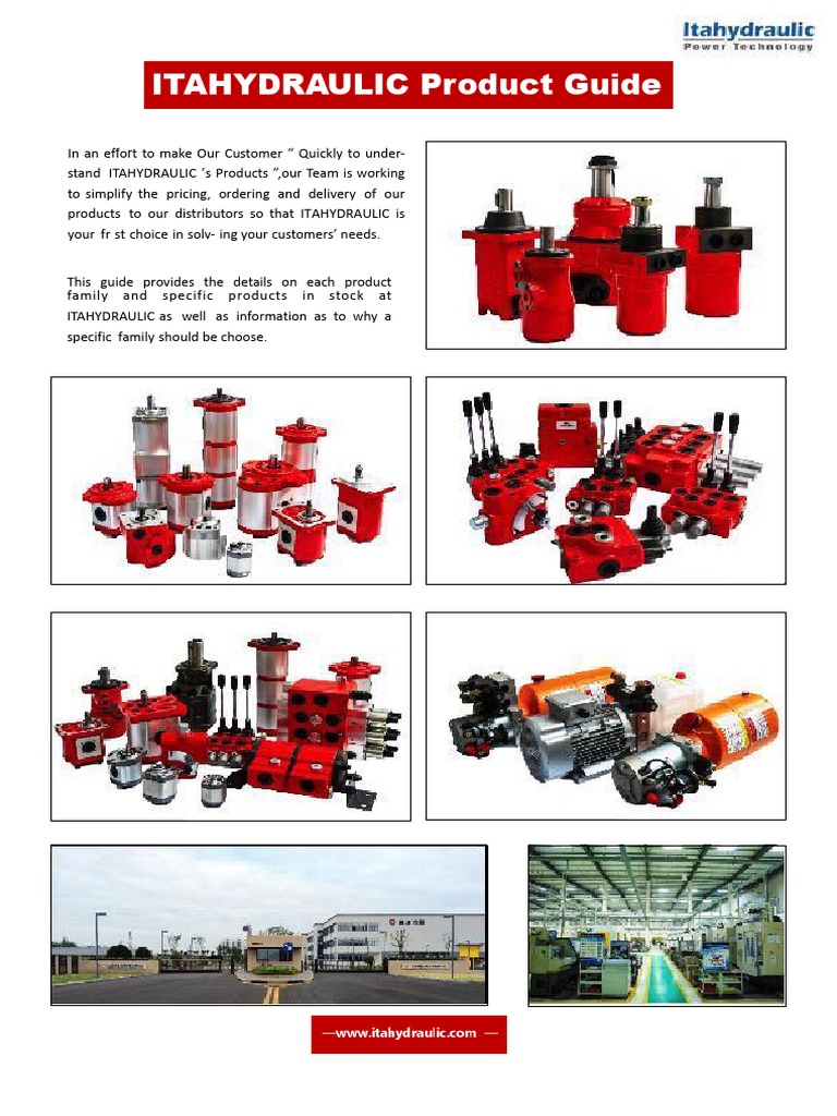 Itahydraulic Catalogo Bombas Engranajes | PDF | Pump | Flow Measurement