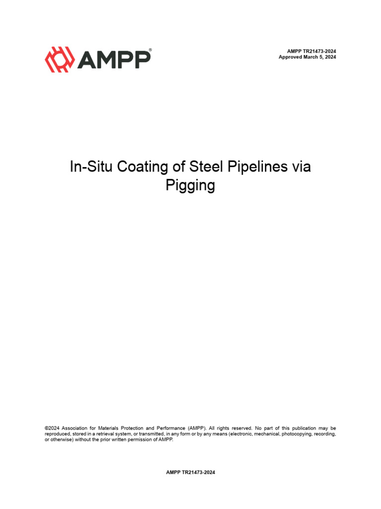 Ampp TR21473 2024 | PDF | Corrosion | Pipe (Fluid Conveyance)