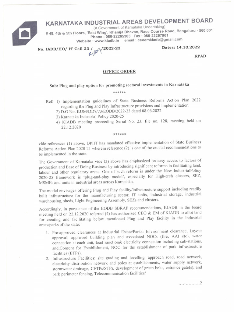 Plug and Play Order KIADB | PDF