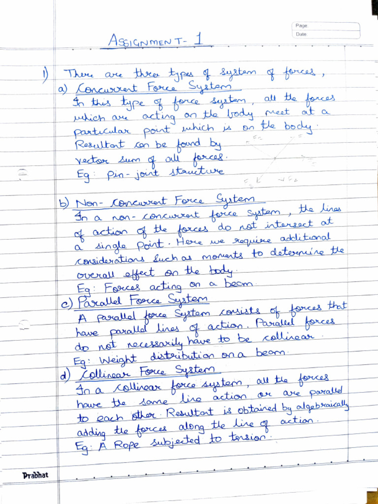 Mechanics Assignment - 1 - Submitted | PDF