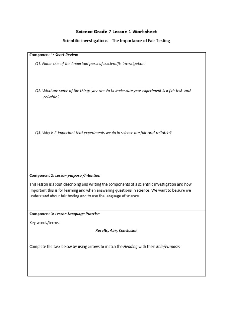 Fair Testing in Scientific Investigations | PDF | Experiment | Science