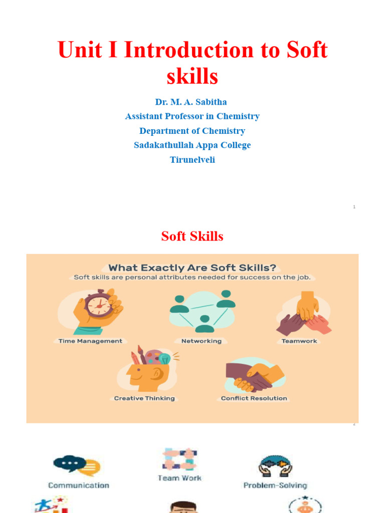 Introduction To Soft Skills | PDF | Communication | Nonverbal Communication